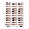 Postcards from Paris Return Address Label | Zazzle