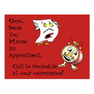 Missed Appointment Gifts on Zazzle