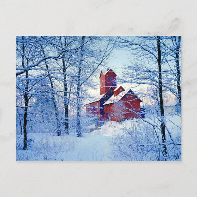 POSTCARDS The Old Red Mill | Zazzle
