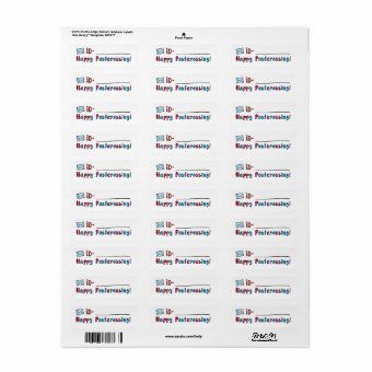 Postcrossing ID Label - Letter | Zazzle