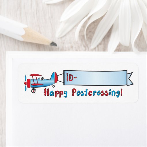 Postcrossing ID Label - Old Air | Zazzle