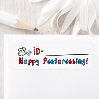 Postcrossing ID Label - Pigeon | Zazzle