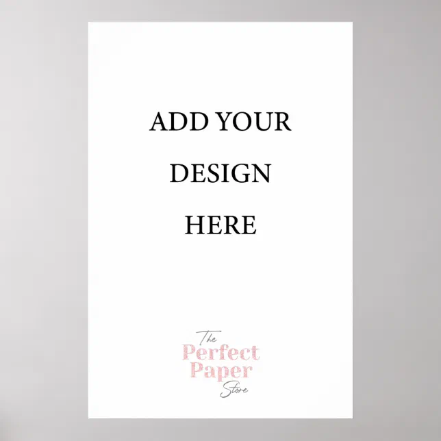 Poster 20 x 30 inch Template | Zazzle