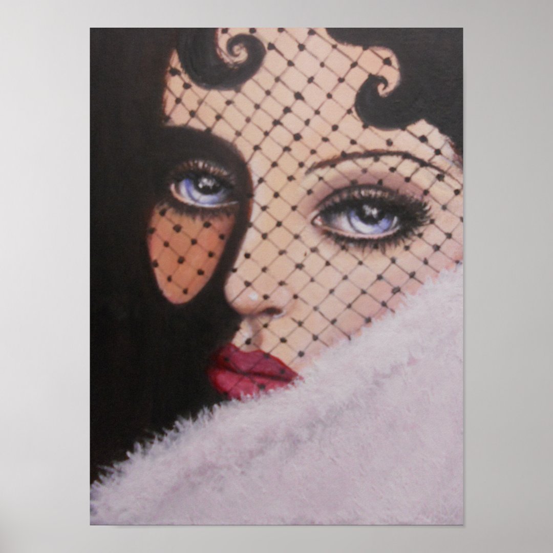 Poster/A lady of intrigue Poster | Zazzle