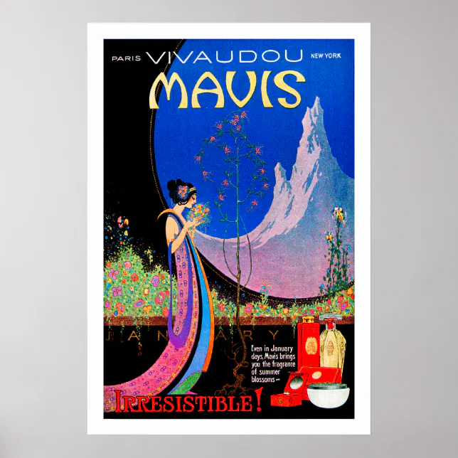 Poster: Art Deco Ad - By Fred Packer Poster | Zazzle