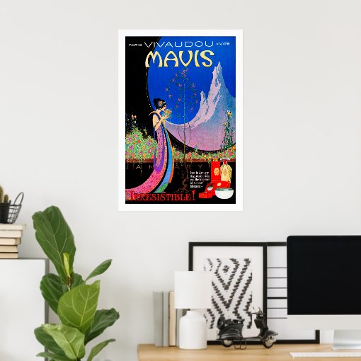 Poster: Art Deco Ad - By Fred Packer Poster | Zazzle