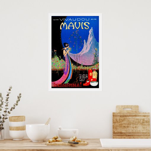 Poster: Art Deco Ad - By Fred Packer Poster | Zazzle