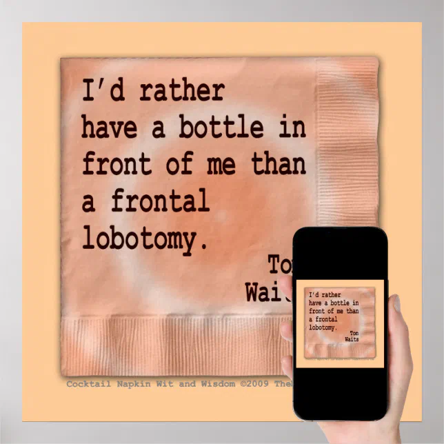 Poster, Art - Frontal Lobotomy Poster | Zazzle