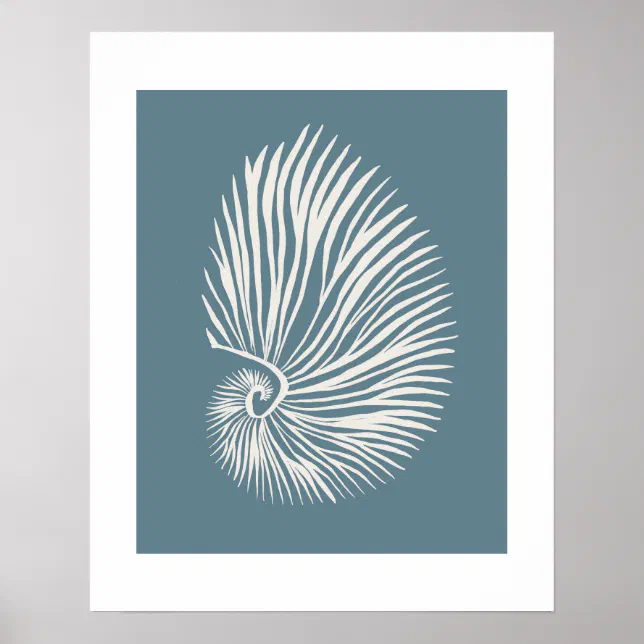 Poster Art Seashell | Zazzle