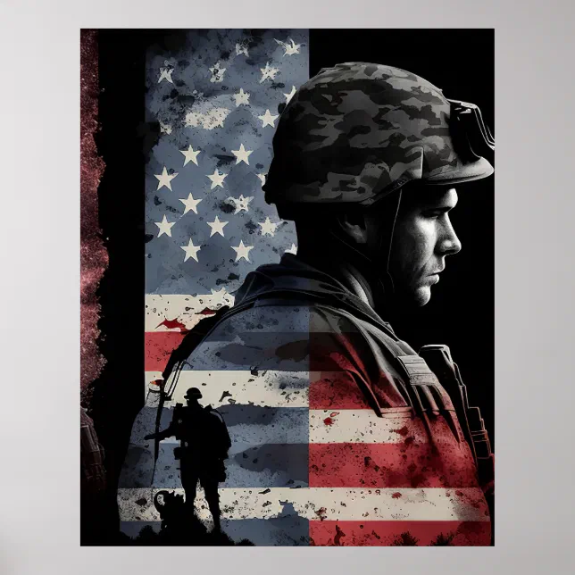 Poster Art Soldier | Zazzle