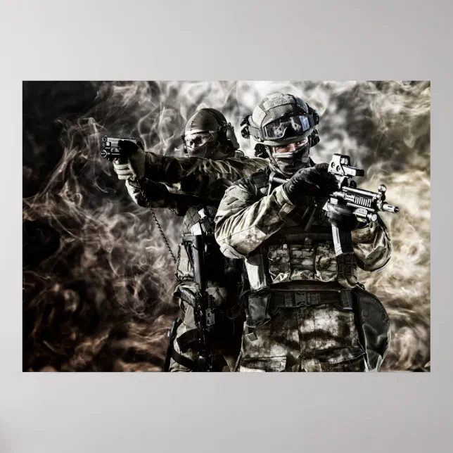 Poster Art Soldiers | Zazzle