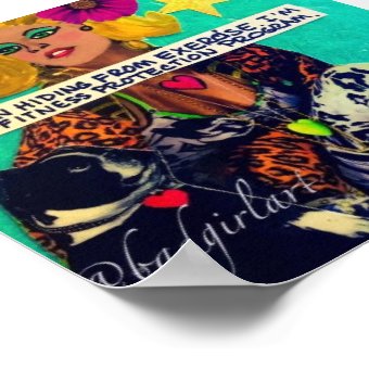 Poster by bad girl art | Zazzle