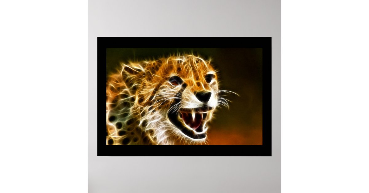 Poster-Cheetah Poster | Zazzle