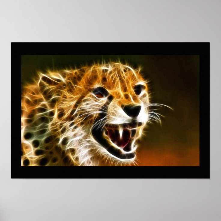 Poster-Cheetah Poster | Zazzle