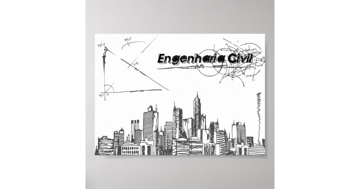 Poster Civil Engineering | Zazzle