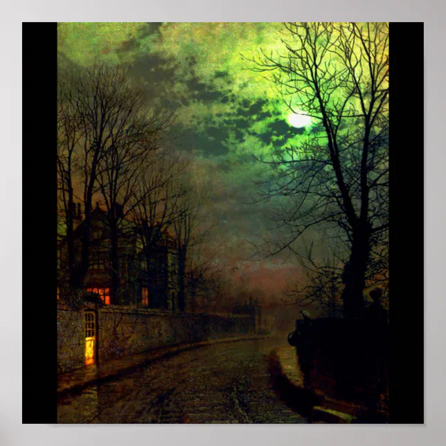 Poster-Classic/Vintage-John Atkinson Grimshaw 17 Poster | Zazzle