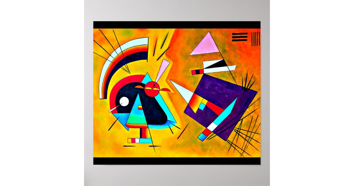 Poster-Classic/Vintage-Wassily Kandinsky 9 Poster | Zazzle