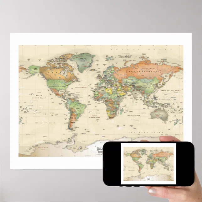Poster - Countries Around the World | Zazzle