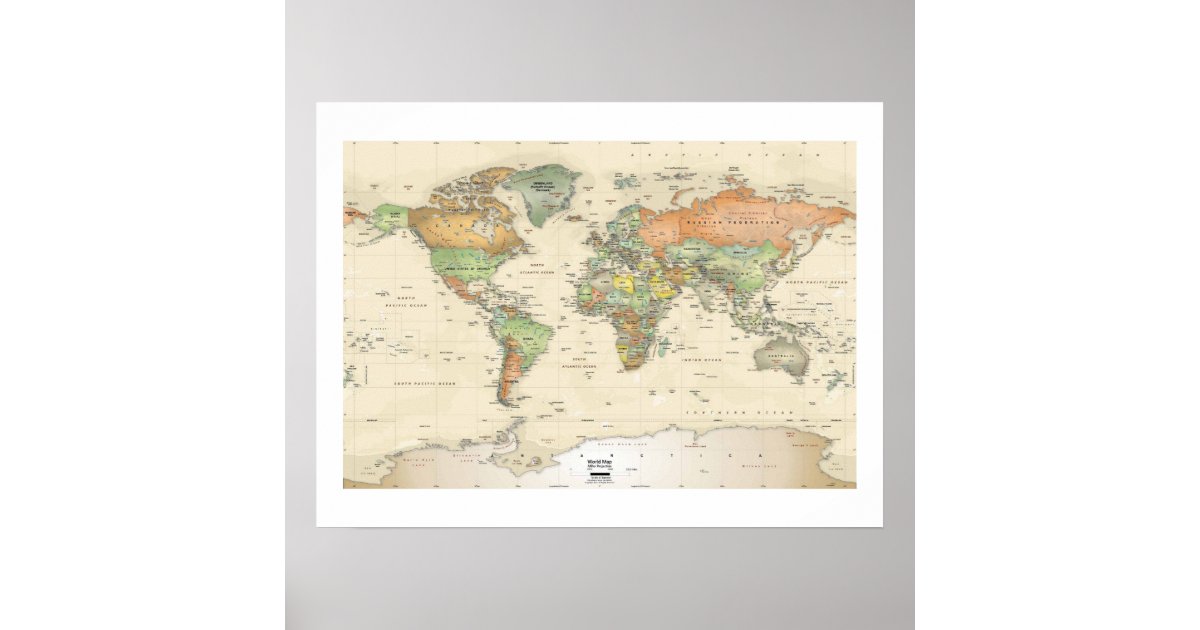 Poster - Countries Around the World | Zazzle