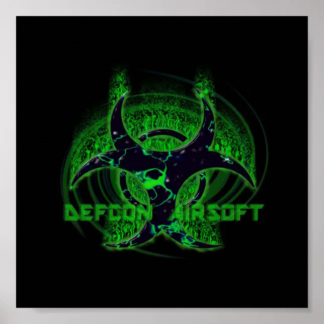 Poster DEFCON AIRSOFT | Zazzle