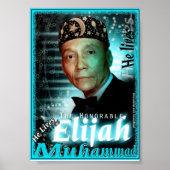 Poster: Elijah Muhammad Lives Poster | Zazzle