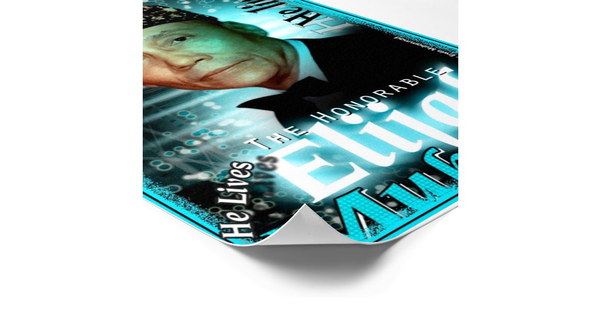 Poster: Elijah Muhammad Lives Poster | Zazzle