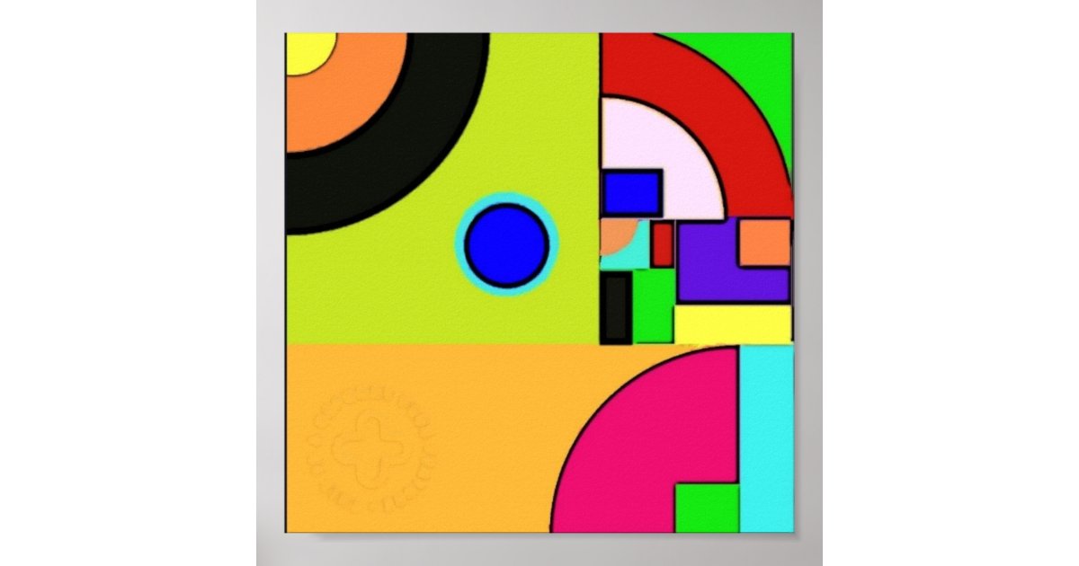 Poster. Geometric design. Golden ratio Poster | Zazzle
