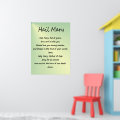 Poster ~ Hail Mary Christian Prayer | Zazzle