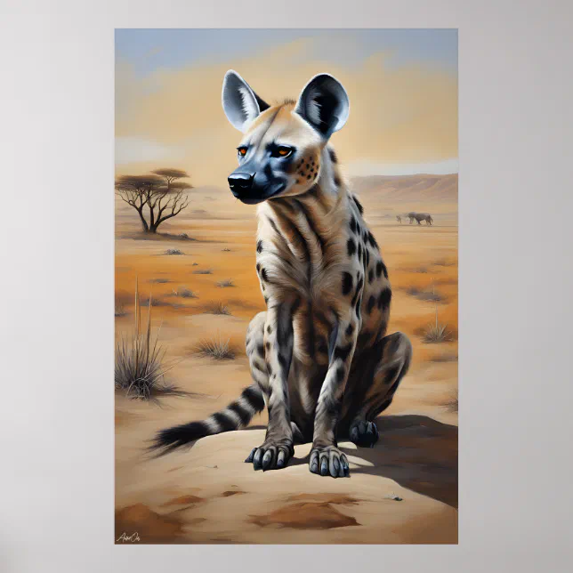 Poster | Hyena | Art | Zazzle