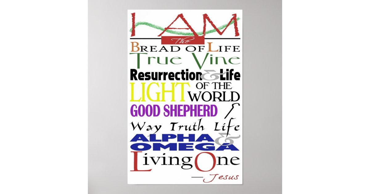 Poster I Am Sayings | Zazzle