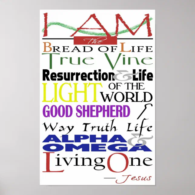 Poster I Am Sayings | Zazzle