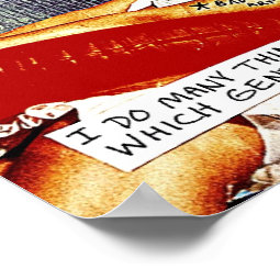 POSTER-I DO MANY THINGS WELL POSTER | Zazzle