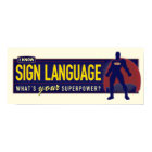 Poster. I know ASL. Poster | Zazzle