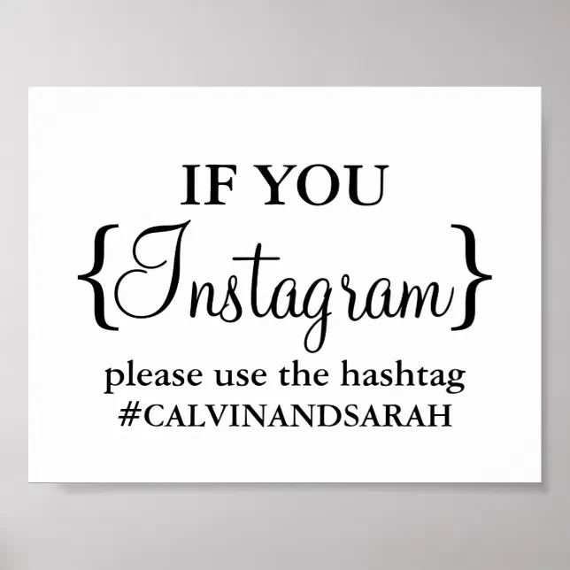 Poster | Instagram | Zazzle