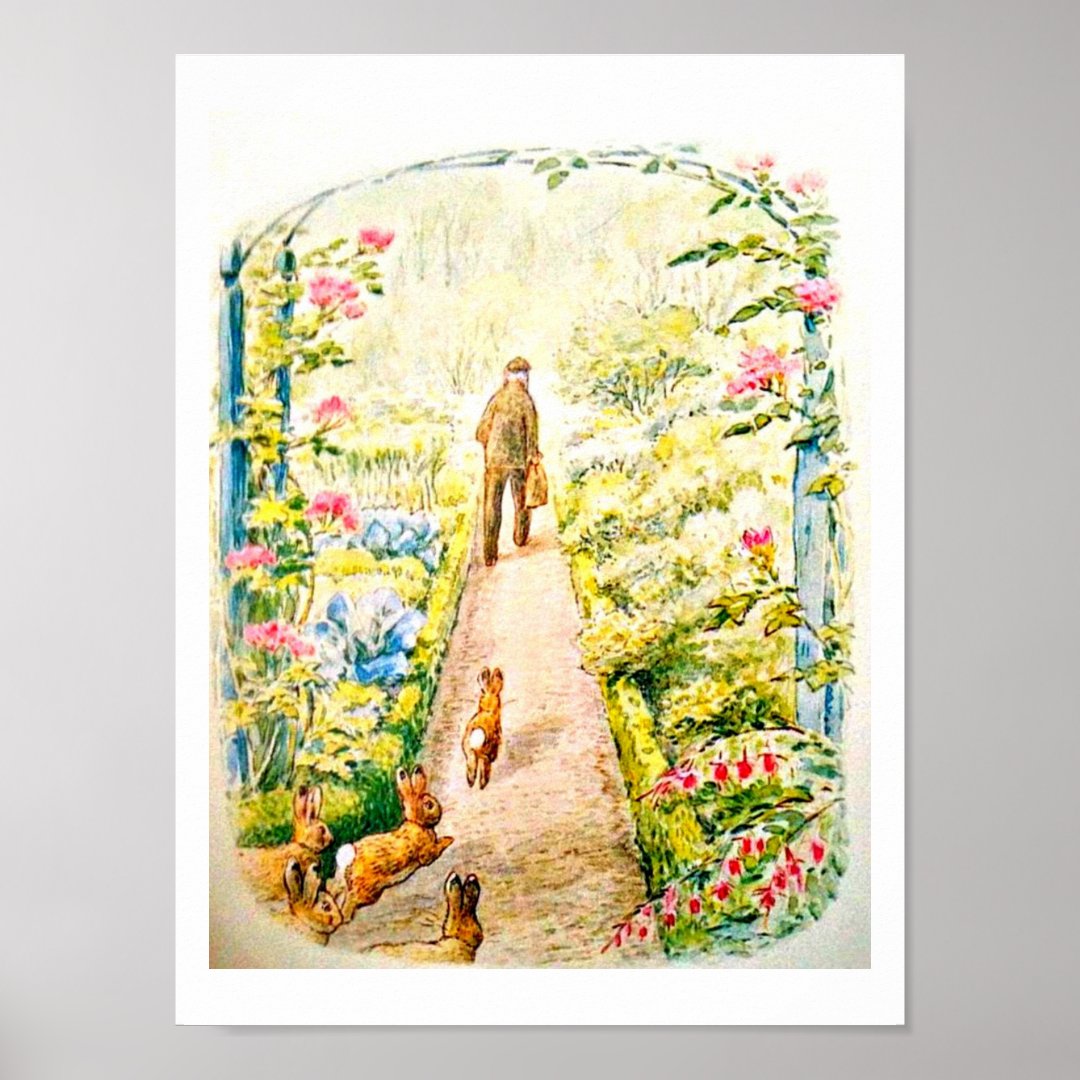 Poster-Kids Art-Beatrix Potter 5 Poster | Zazzle