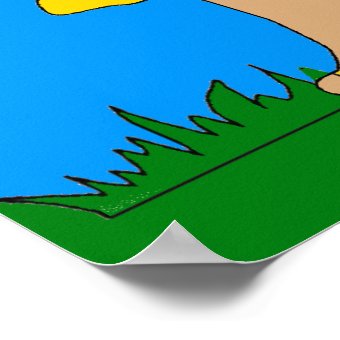 Poster Kid's Two Best Friends Girls Blue | Zazzle