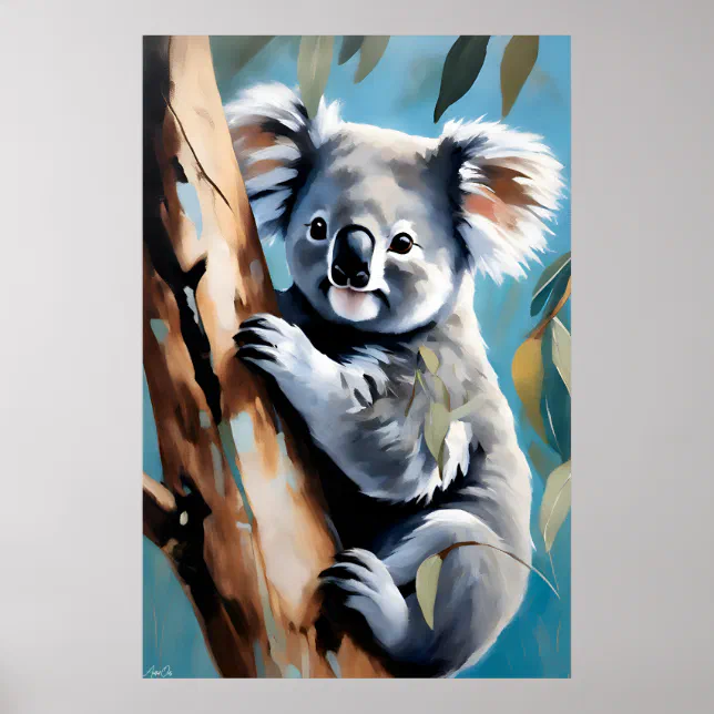 Poster | Koala | Art | Zazzle
