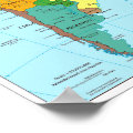 Poster - Map of South America | Zazzle