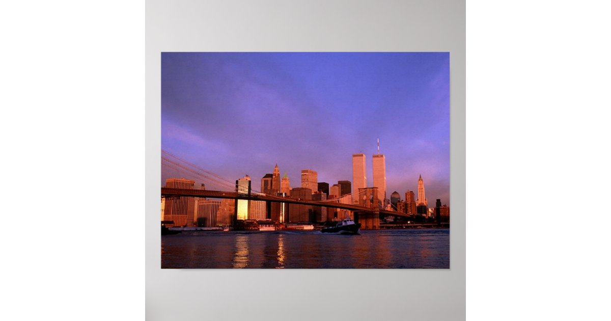 POSTER NYC~ World Trade Center ~ Twin Towers | Zazzle
