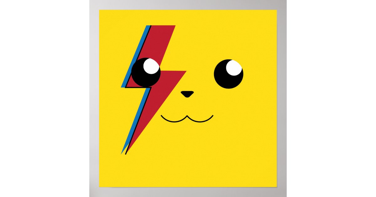 Poster para parede Picachu | Zazzle