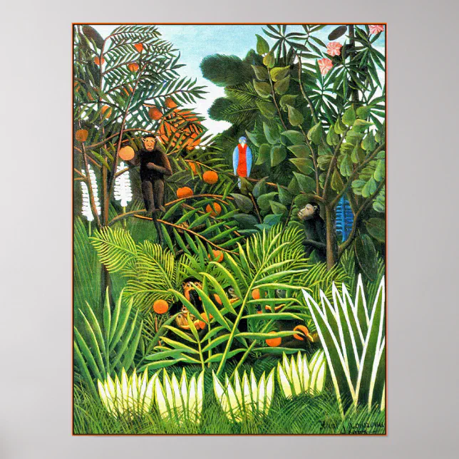 Poster/Print: Exotic Landscape (Paysage Exotique) Poster | Zazzle