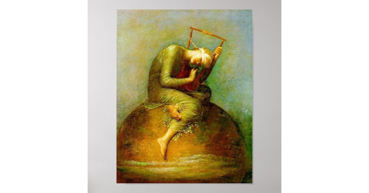 Poster/Print: Hope - by George Watts Poster | Zazzle