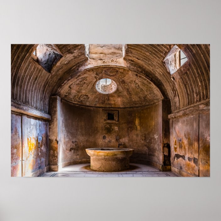Poster - Roman Baths - Ancient Pompeii, Italy | Zazzle.com