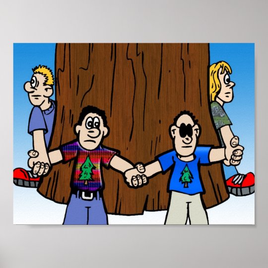 Poster: "Save Our Trees" Poster | Zazzle.com