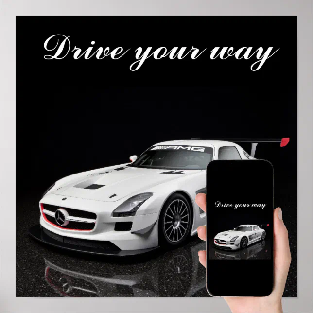 Poster SLS Drive your way | Zazzle