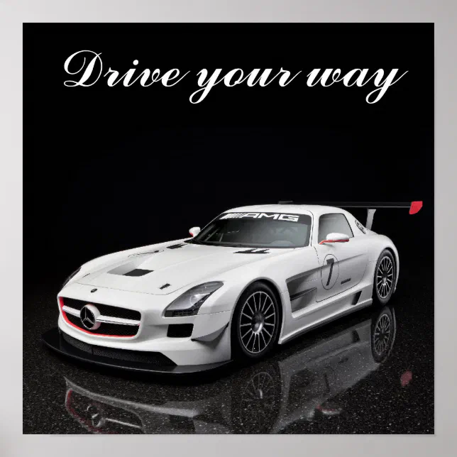 Poster SLS Drive your way | Zazzle