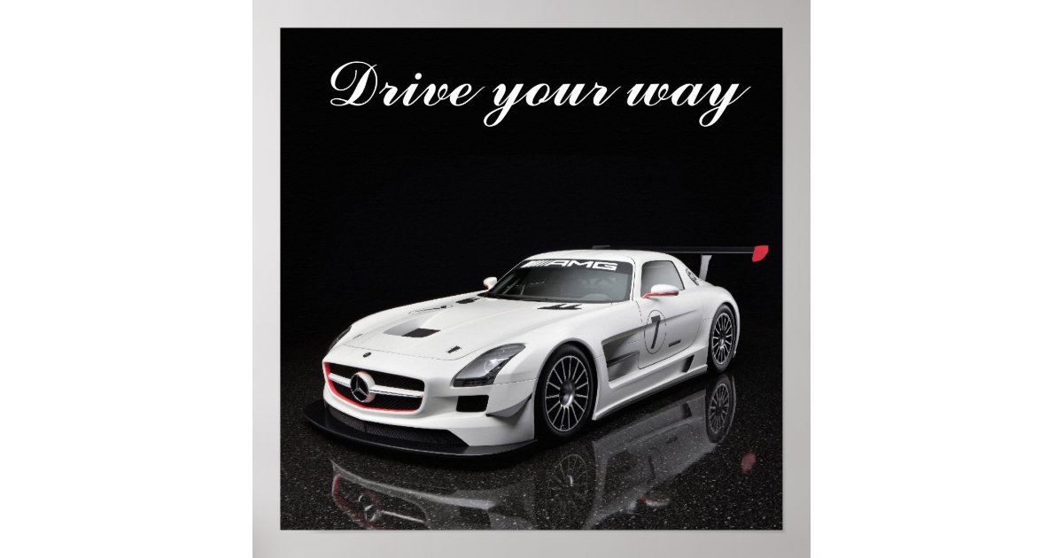 Poster SLS Drive your way | Zazzle
