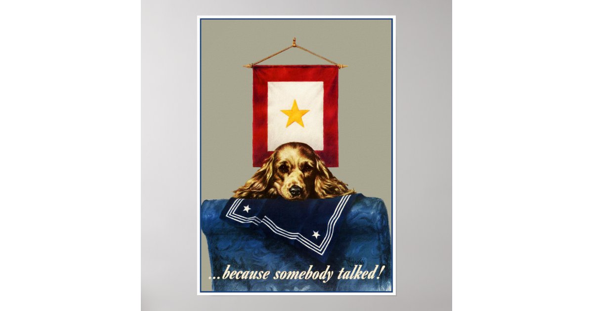 Poster: Somebody Talked Poster | Zazzle