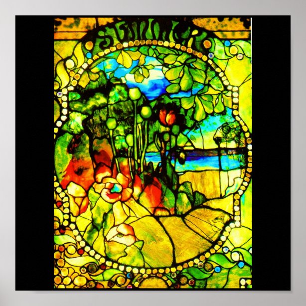 Stained Glass Posters & Prints | Zazzle