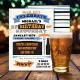Poster Style Bruh Beer Birthday Celebration Invitation | Zazzle